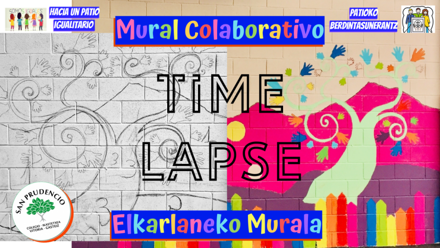 MURAL COLABORATIVO TERMINADO!! | Colegio San Prudencio Ikastetxea